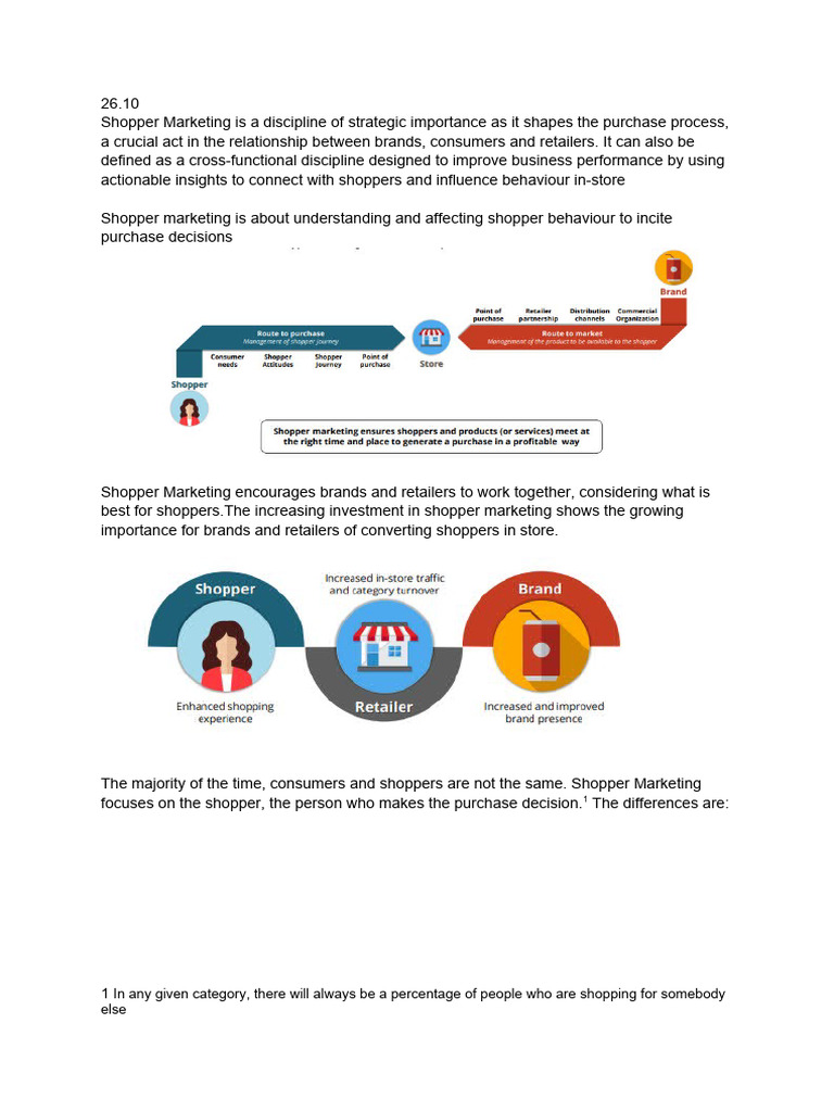 Shopper Marketing Management | PDF | Retail | Brand