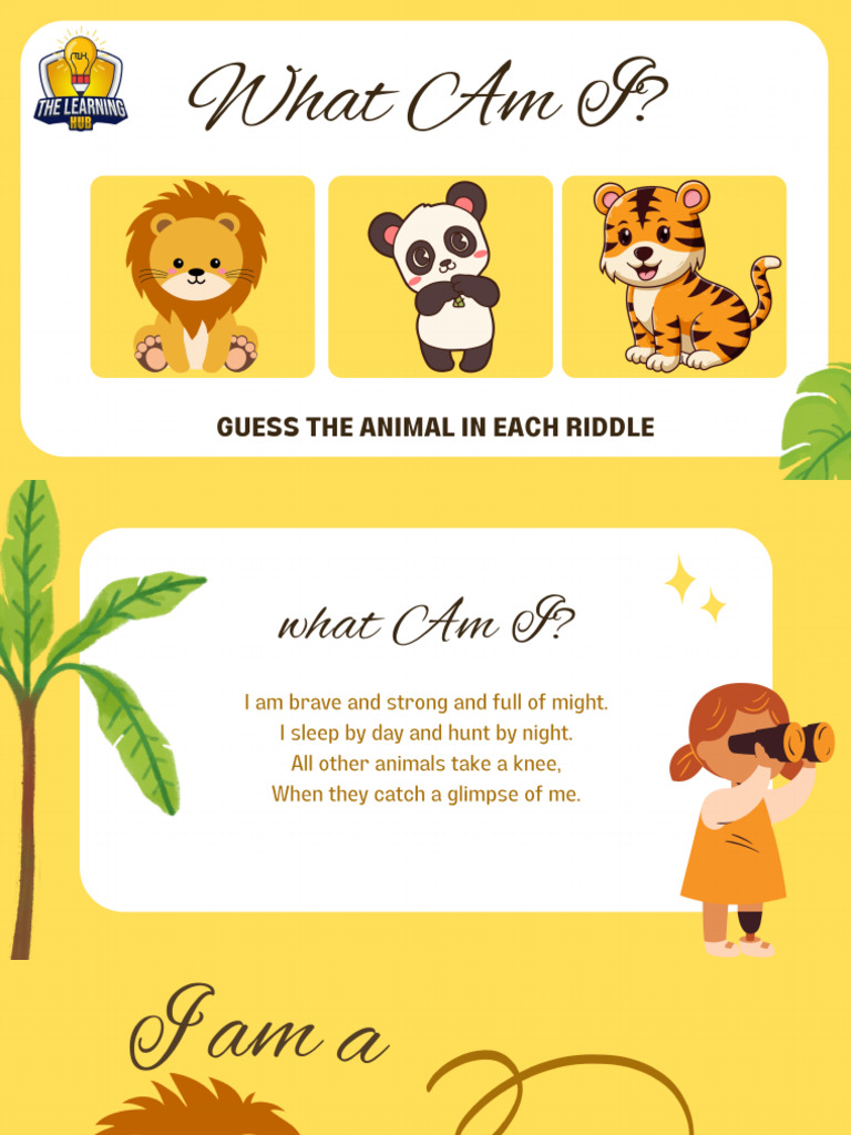 Animal Riddles | PDF