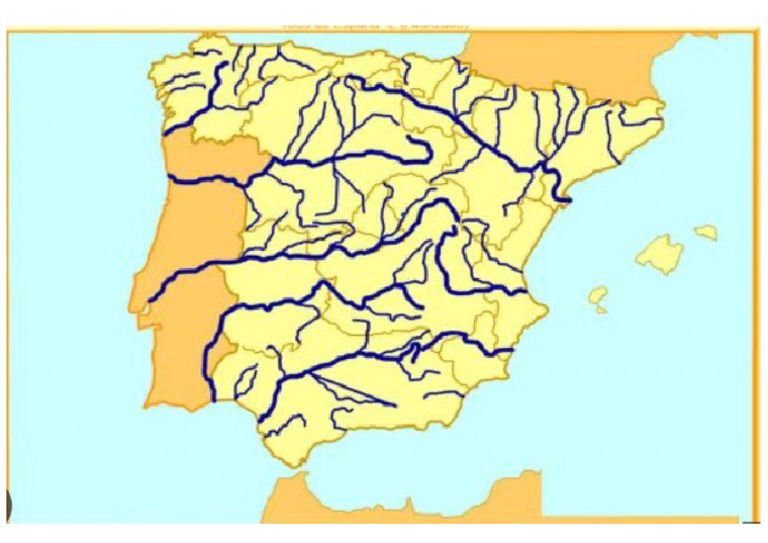 MAPA FISICO RIOS | PDF