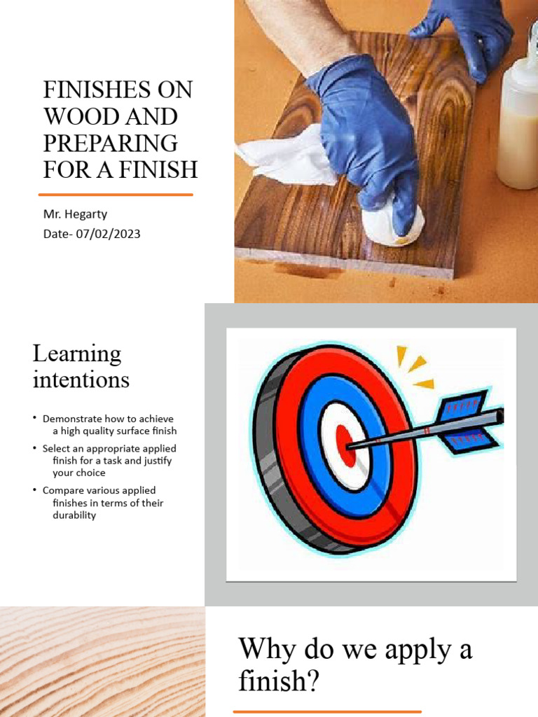 Applying A Finish | PDF