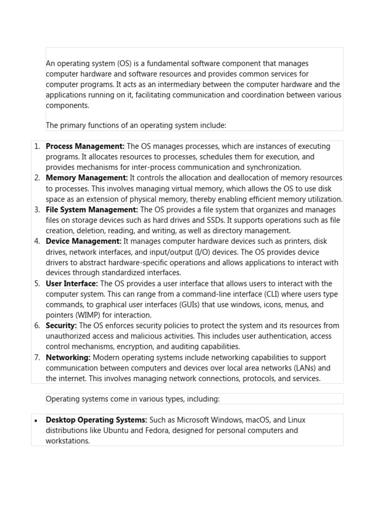 An Operating System Pdf Operating System Graphical User Interfaces