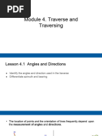 Deflection Angles in Surveying Techniques | PDF | Angle | Azimuth