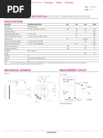 CZN-15E Microphone Datasheet | PDF | Technology & Engineering