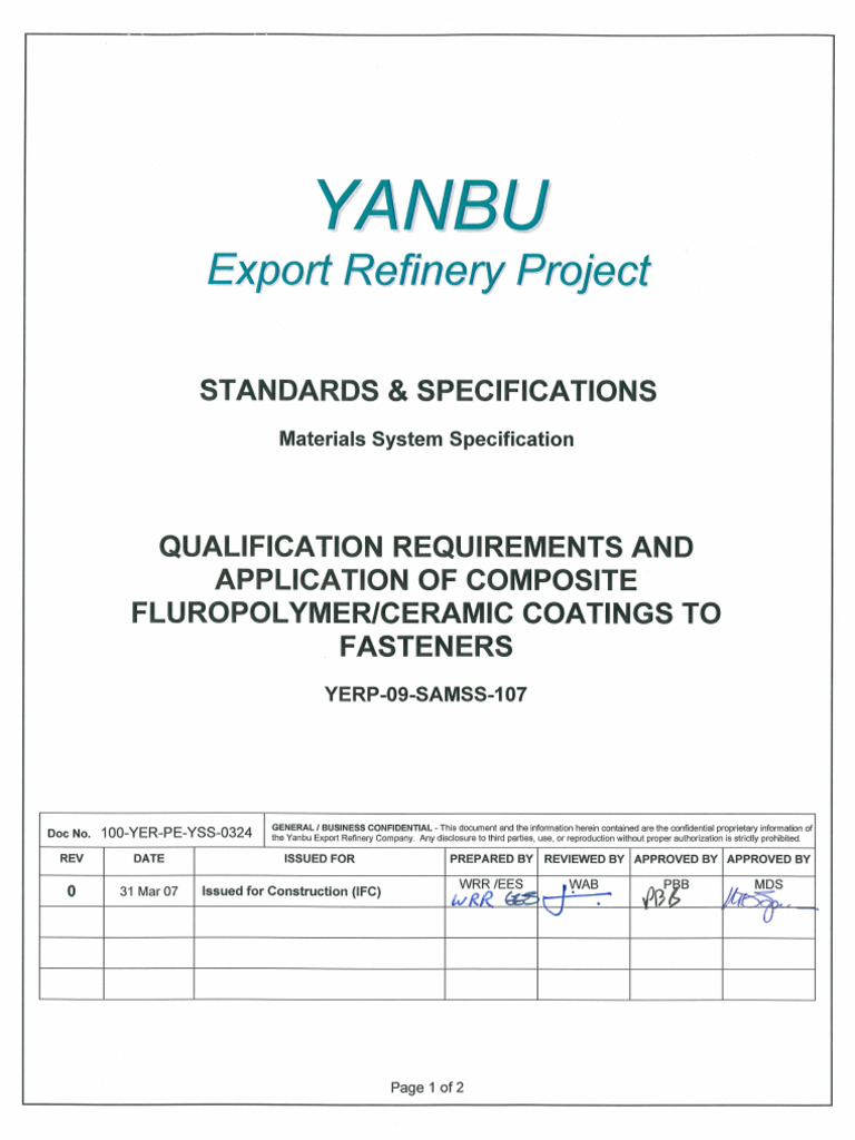Yerp 09 Samss 107 | PDF | Materials | Building Engineering