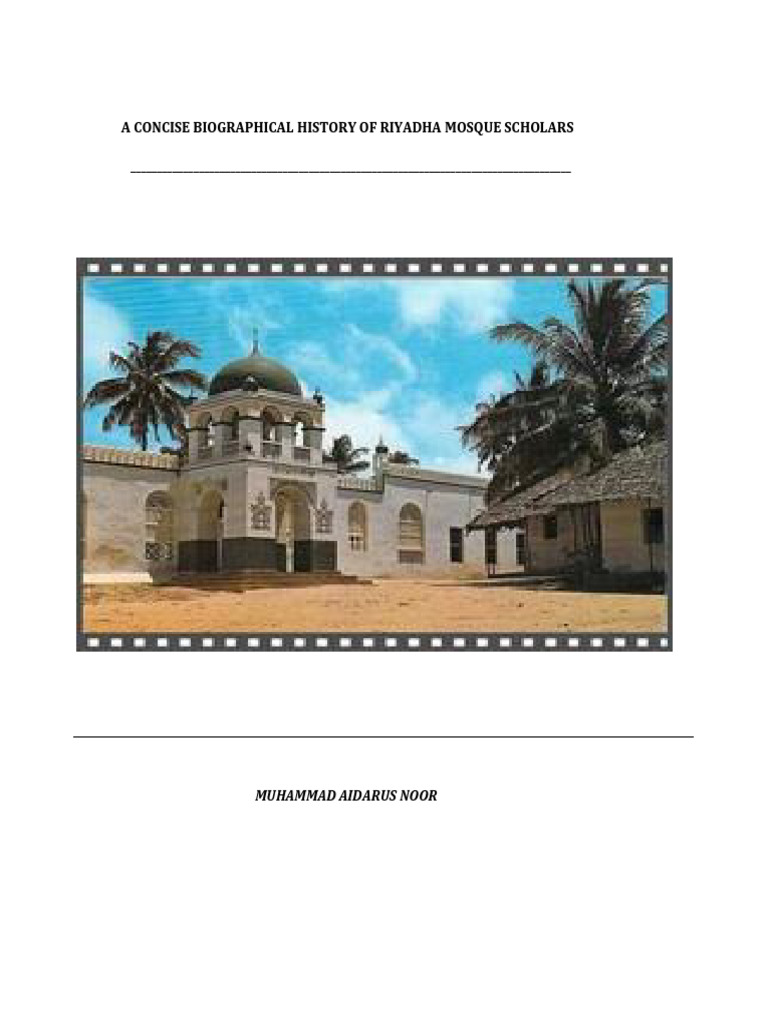 Riyadha Mosque Scholars' Biographies | PDF | Sheikh | Muhammad