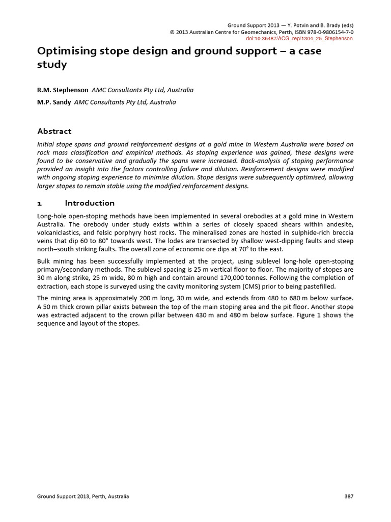 25 Stephenson | PDF | Mining | Stress (Mechanics)
