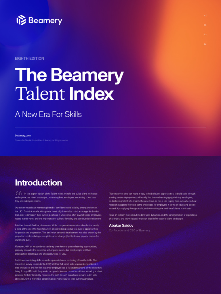 Talent Index Eighth Edition | Download Free PDF | Artificial ...