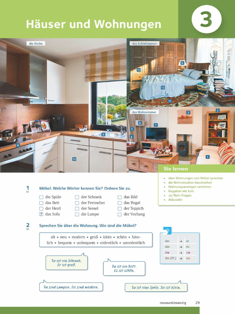 Pluspunkt A1 Lektion 3 | PDF