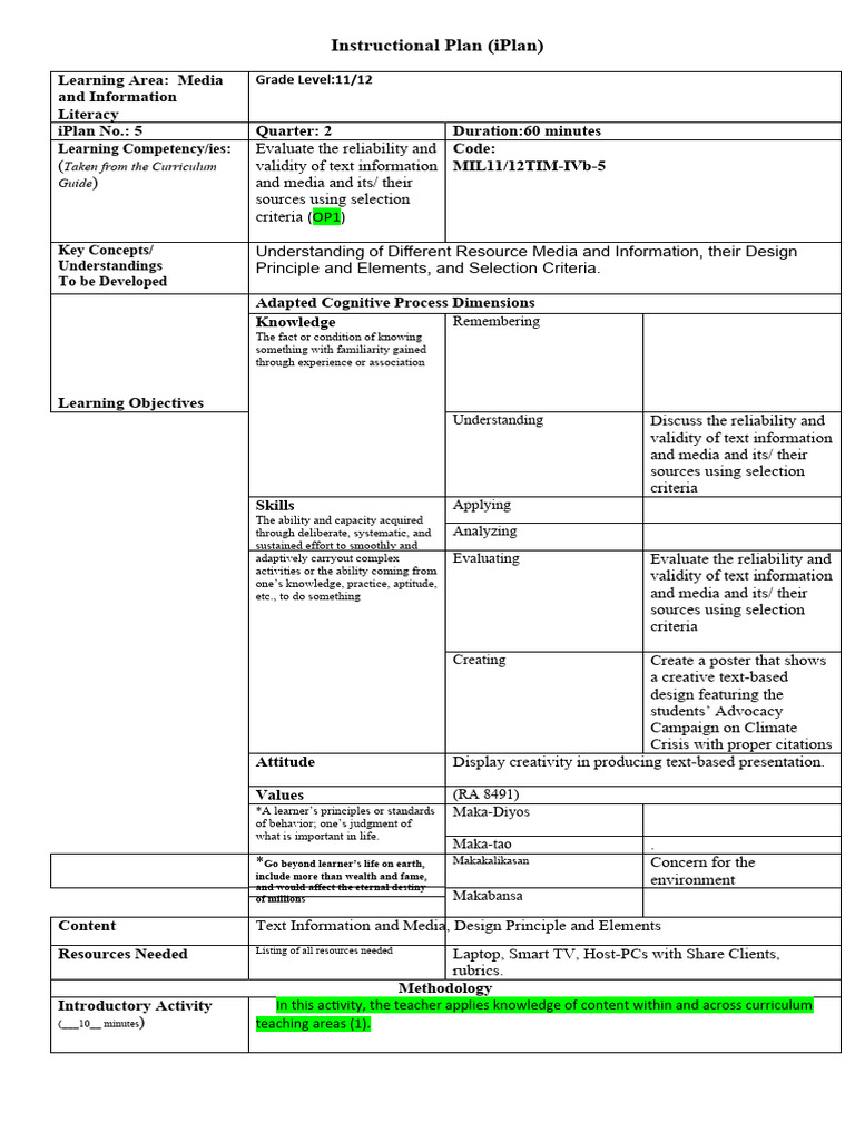 Milq2 LC5 | PDF | Learning | Teachers