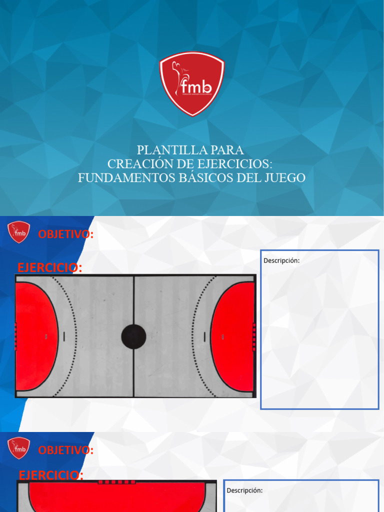 Plantilla Ejercicios FMBM | PDF