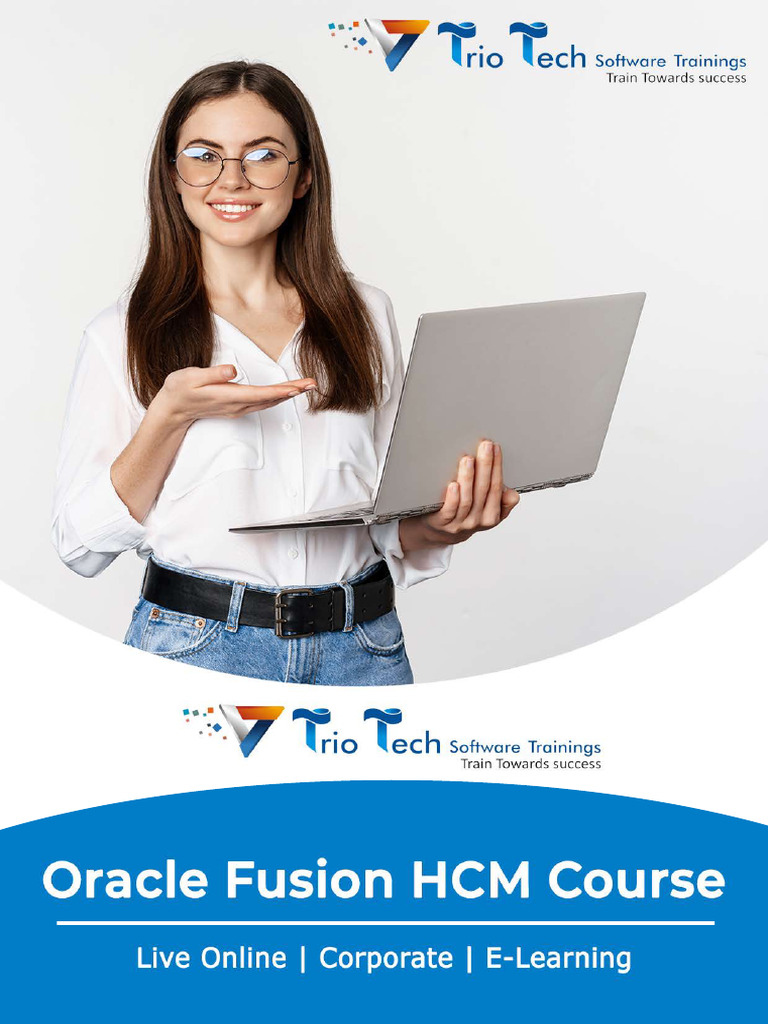 TrioTech Oracle Fusion HCM Course Curriculum | PDF