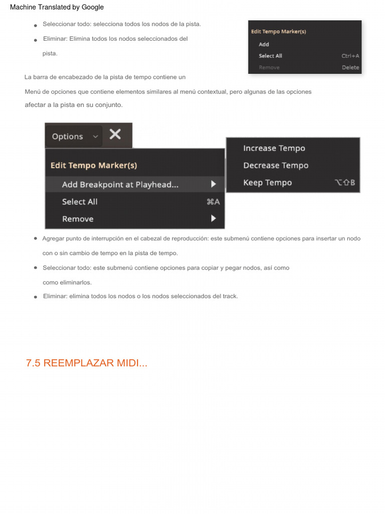 Guía de Reemplazo y Edición de MIDI | PDF | Ventana (informática) | Ritmo