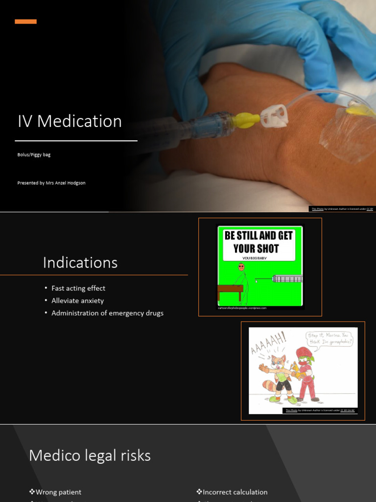 IV Medication Administration | PDF | Intravenous Therapy | Allergy