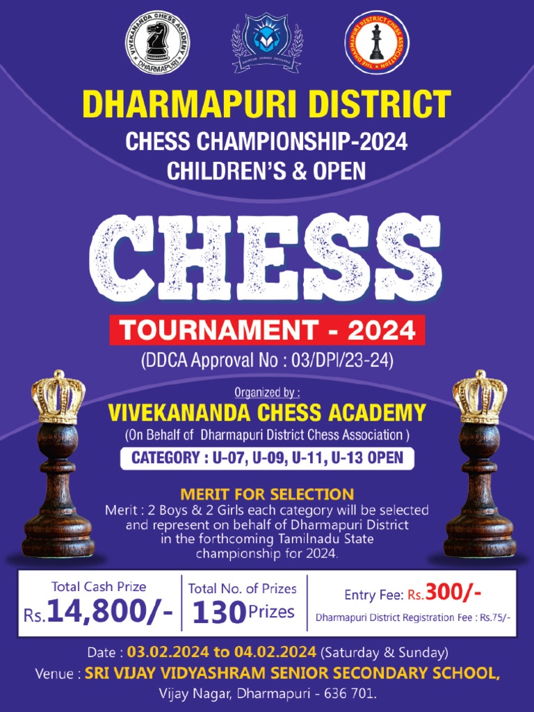 Ddca Chesschampionship 2024 | PDF