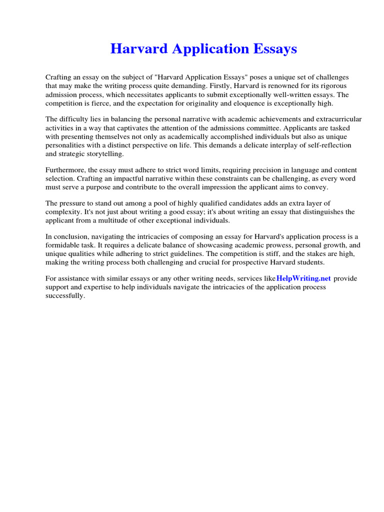 Harvard Application Essays | PDF | Twelfth Night | Space Shuttle Columbia