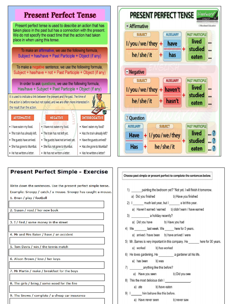 Present Perfect 5th Grade | PDF
