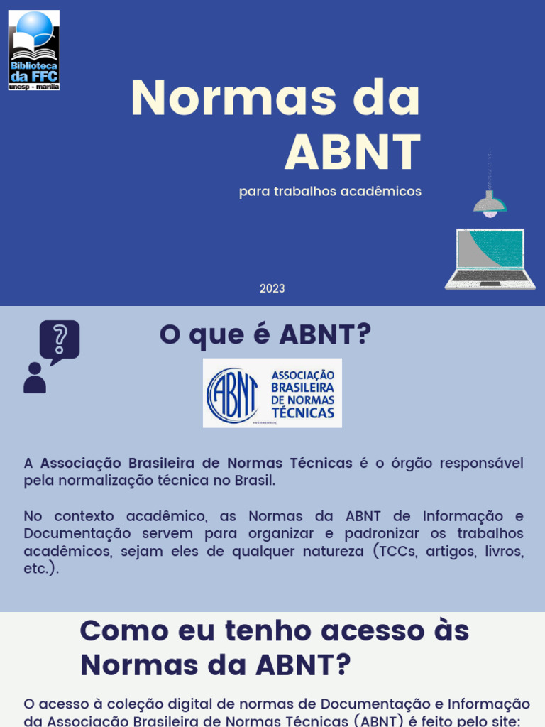 ABNT Completa - 2023 | Download grátis PDF | Citação | Abstract (resumo)