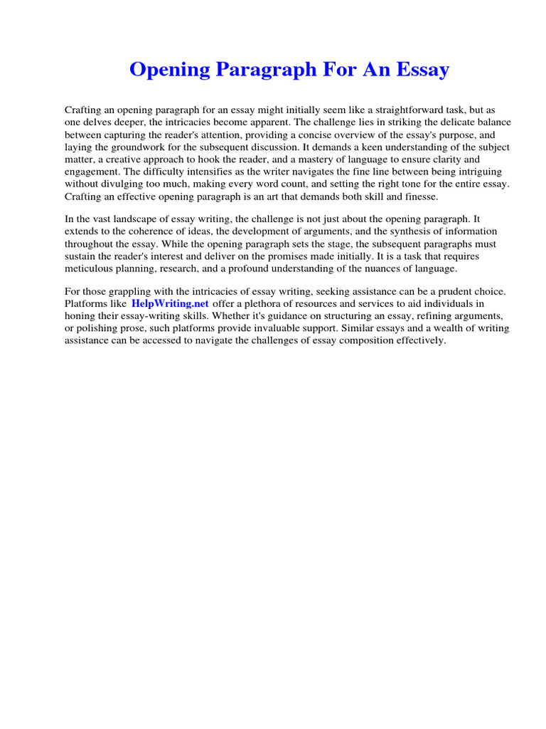 Essay Writing: Engaging Openings | PDF | Samuel Beckett | Communication