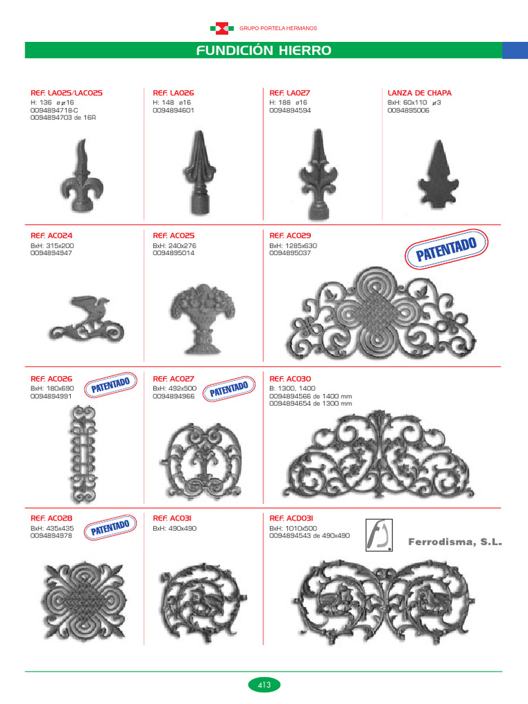 Catalogo Productos Portela 413 560 | PDF