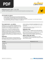 Klueber Microlube Gl 261 Special Lubricating Grease Datasheet | PDF ...