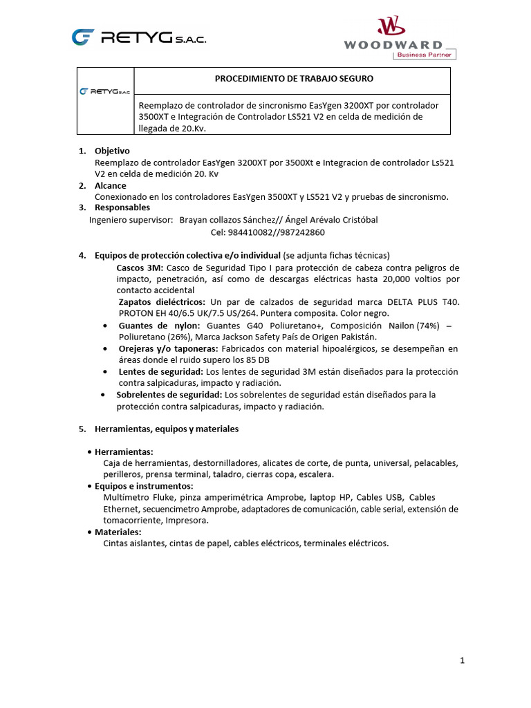 Procedimientos de Trabajo | PDF | Bienes manufacturados | Ingenieria ... Procedimientos de Trabajo | PDF | Bienes manufacturados | Ingenieria ...
