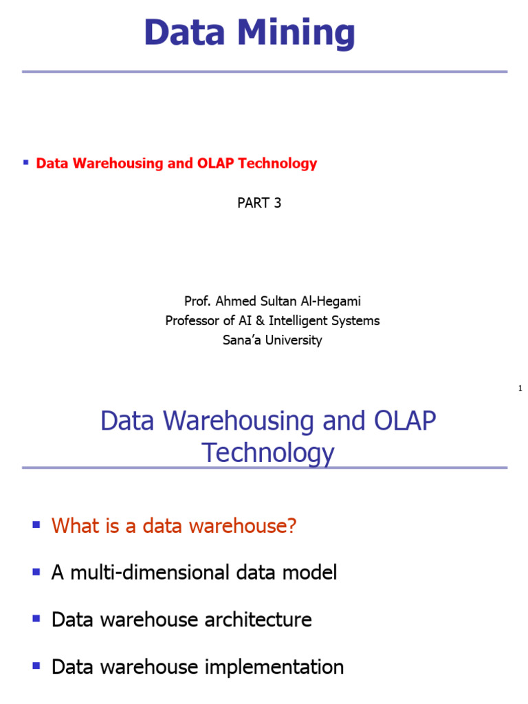 Part Three | PDF | Data Warehouse | Databases