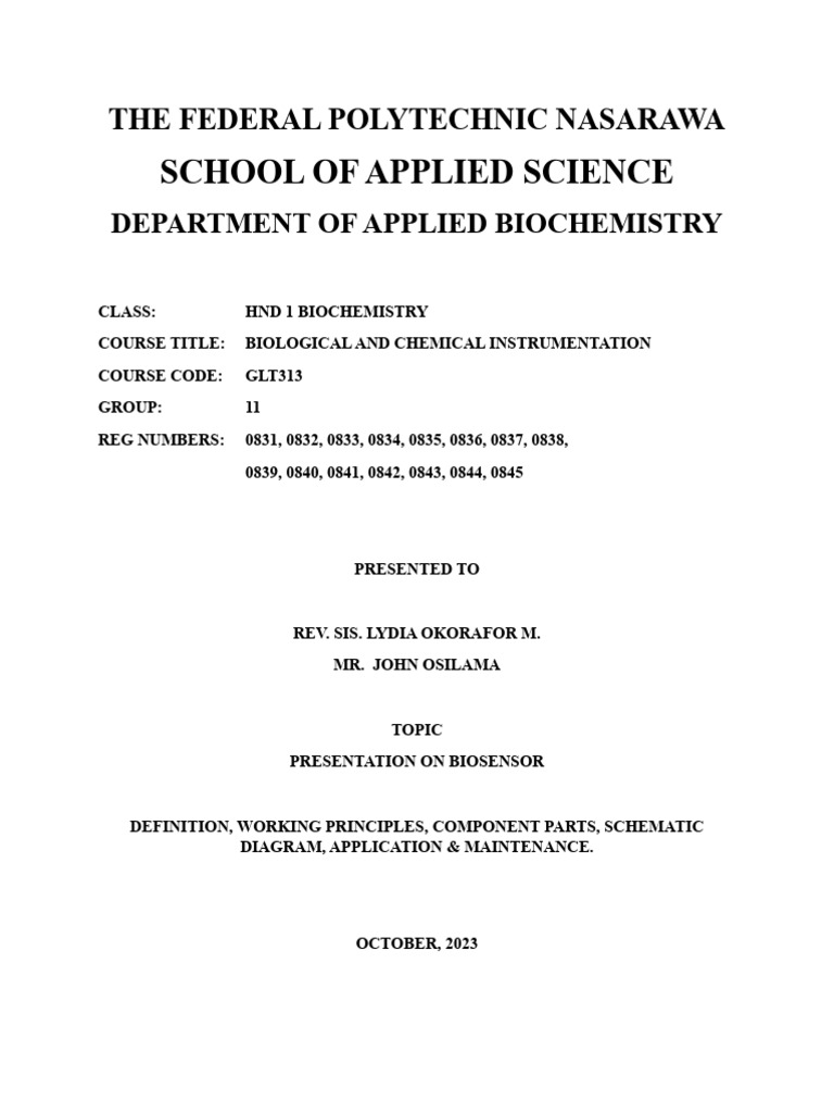 Definition Of Biosensor Download Free Pdf Biosensor Sensor