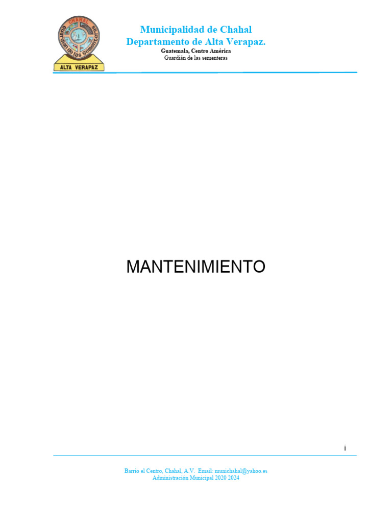 MANUAL DE OPERACION Y MANTENIMIENTO EDIFICIOS-1 | PDF | Guatemala | Infraestructura
