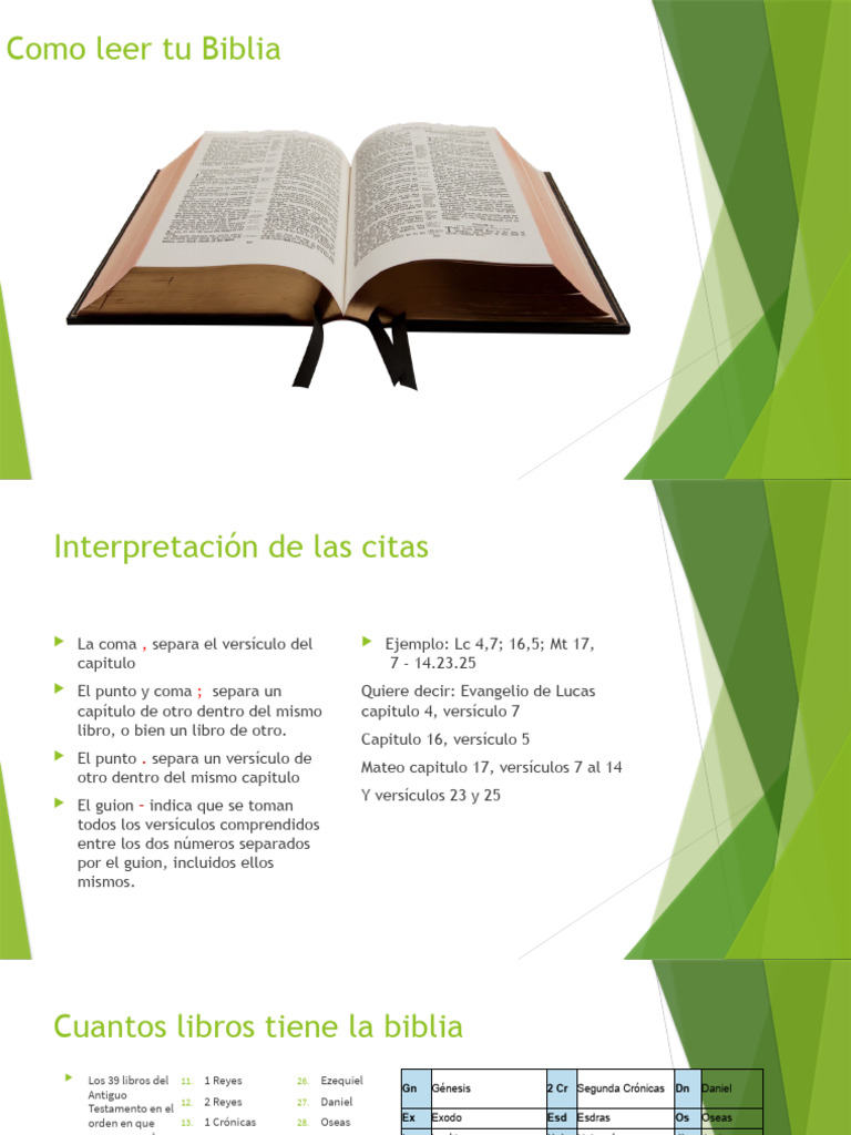 Como Leer Tu Biblia. Clase 1 | PDF | Biblia | Biblia cristiana
