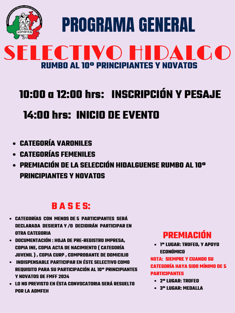 Programa General | PDF