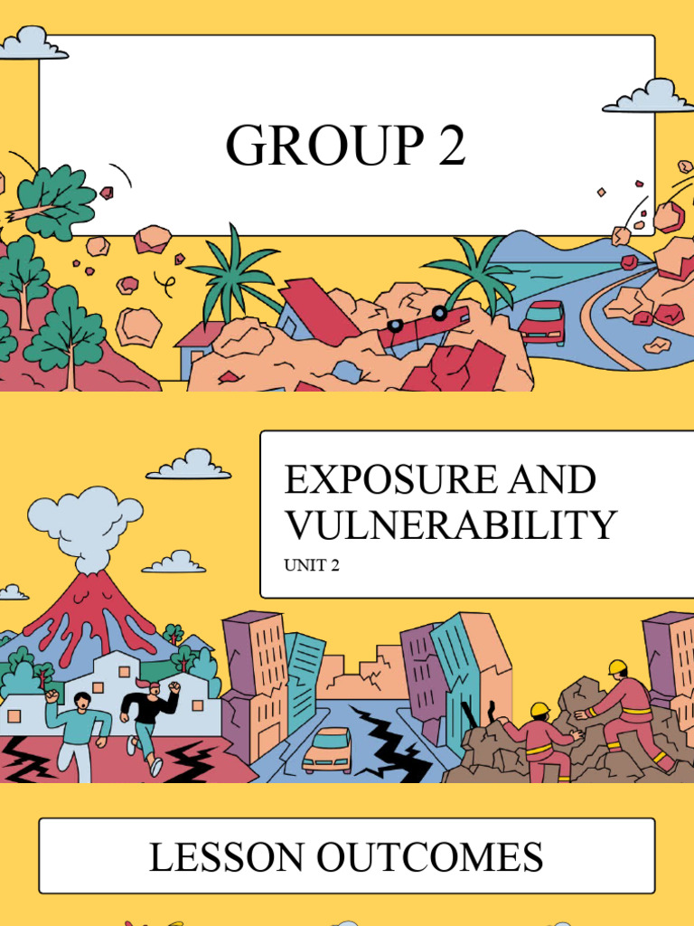 DRR - UNIT 2 Exposure and Vulnerability | PDF | Technology & Engineering