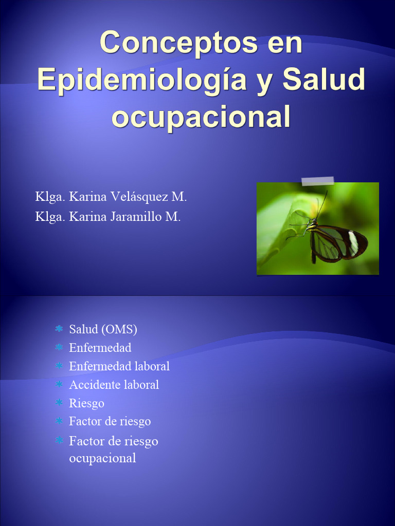 epi_salud_lab[1] | PDF | Epidemiología | Factor de riesgo