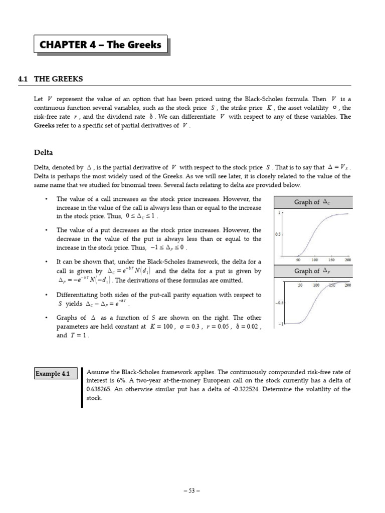 Greeks | PDF | Greeks (Finance) | Option (Finance)