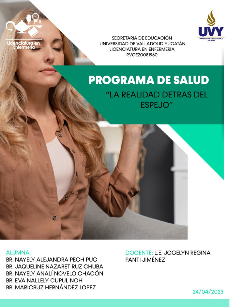 Proyecto Programa De Salud Mental 01 Pdf Terapia De Conducta 7735