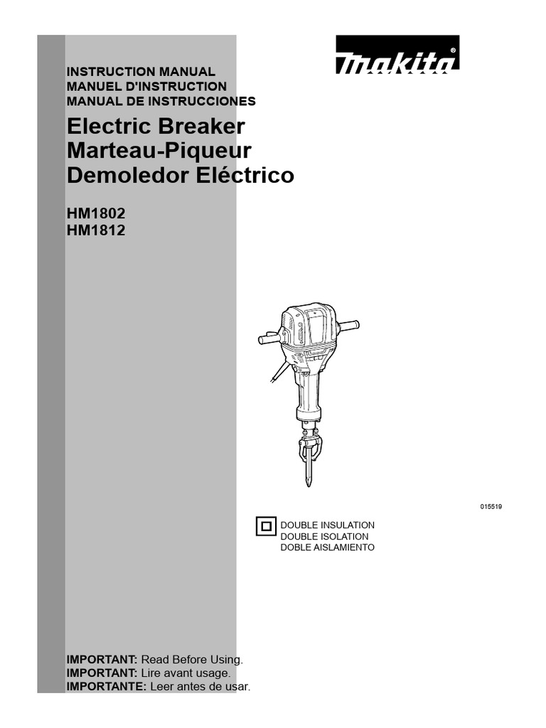 Manual HM1802-HM1812 | PDF | Tornillo | Herramientas
