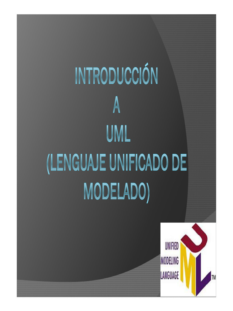 Presentacion A UML | PDF | Lenguaje de modelado unificado | Objeto (informática)