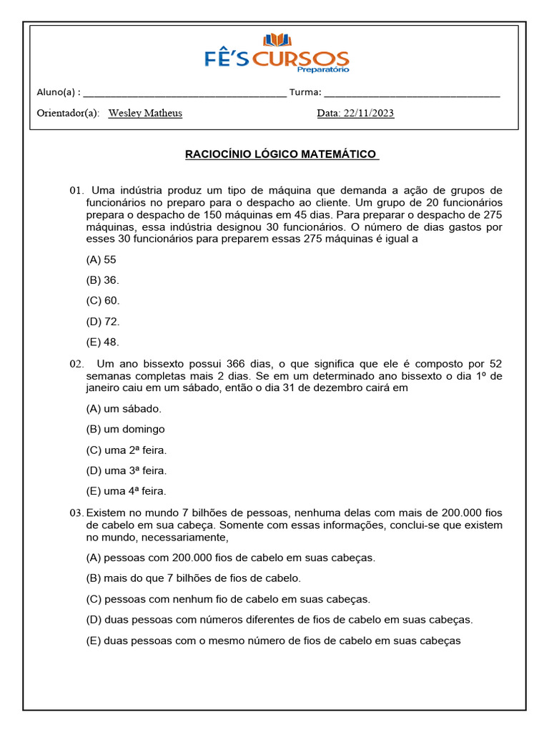 Aldeias Altas (RLM - Aula 01) | PDF | Cabelo