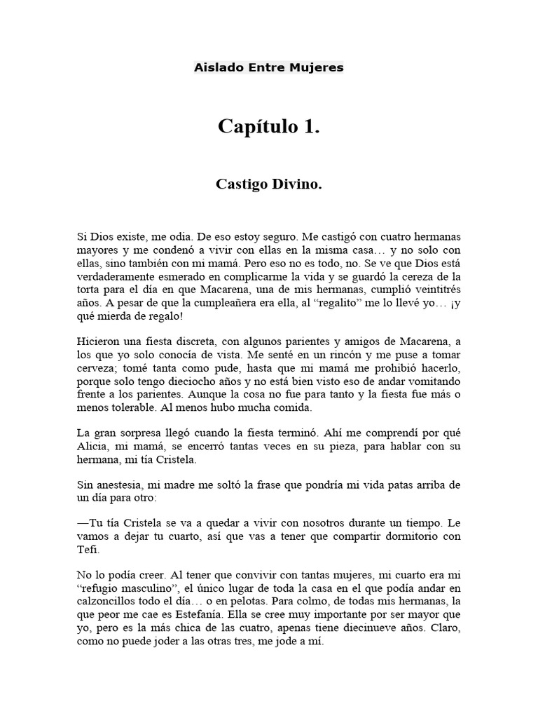 Aislado Entre Mujeres | PDF | Novela negra, policíaca y suspenso | Poesía