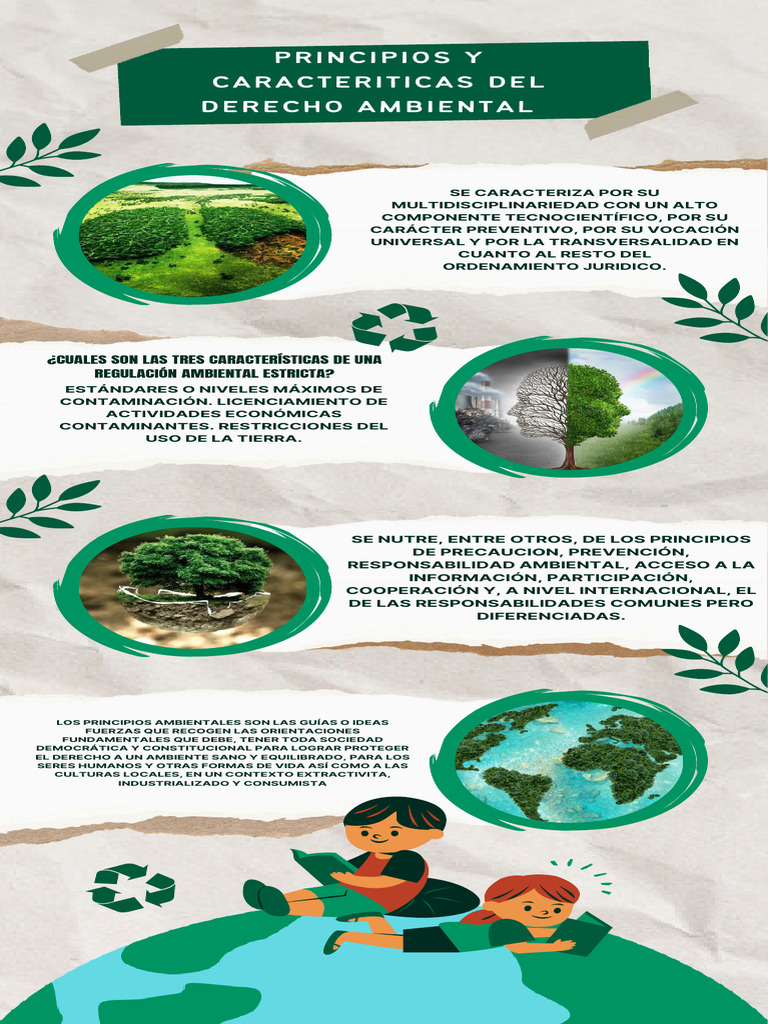 Infografía Ambiental Pdf Entorno Natural Residuos