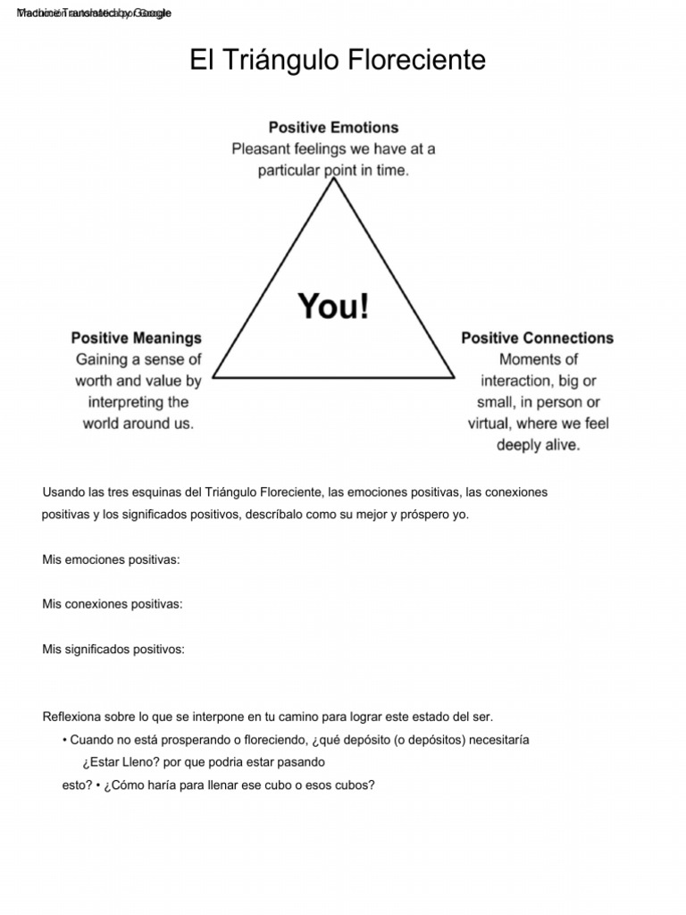 The Flourishing Triangle | PDF