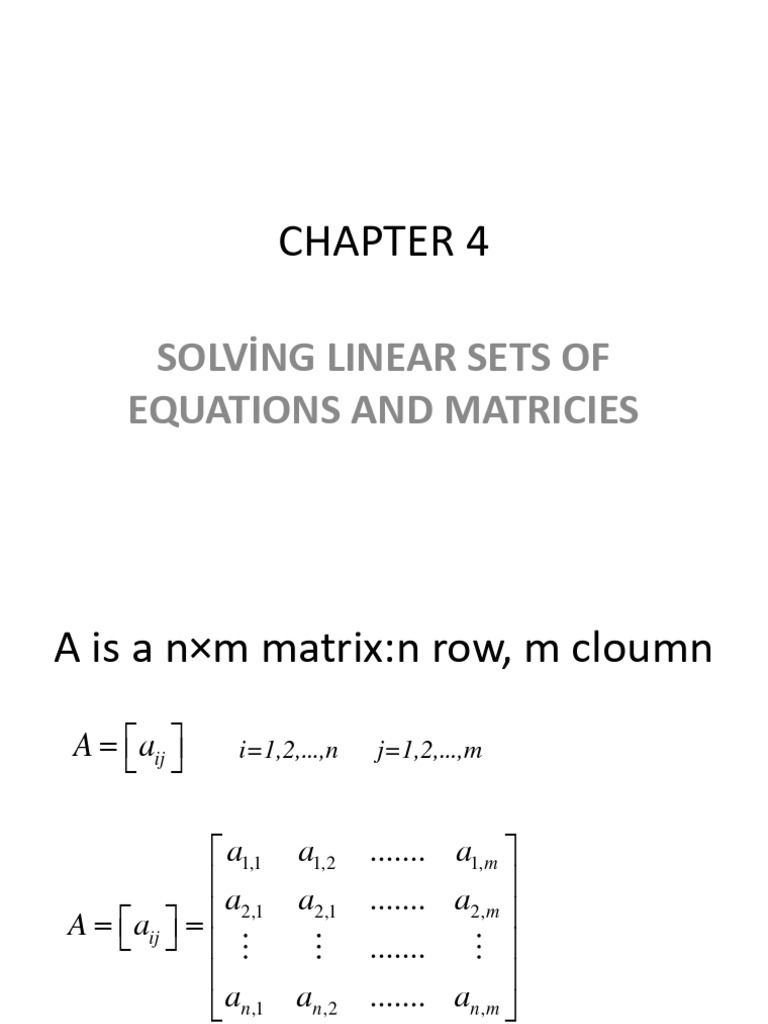 Chapter - 4 Matrices | PDF | Matrix Theory | Operator Theory