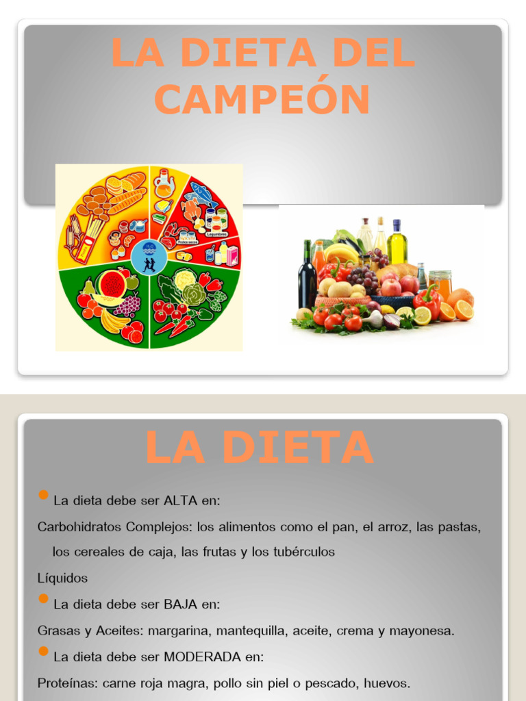 Dieta de un Campeón: Rafa Nadal | PDF | Panes | Nutrición