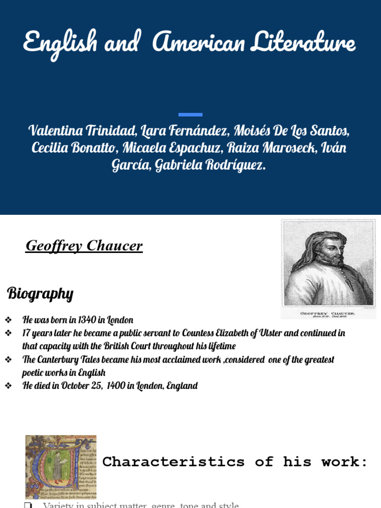 Geoffrey Chaucer | PDF | Geoffrey Chaucer | Poetry