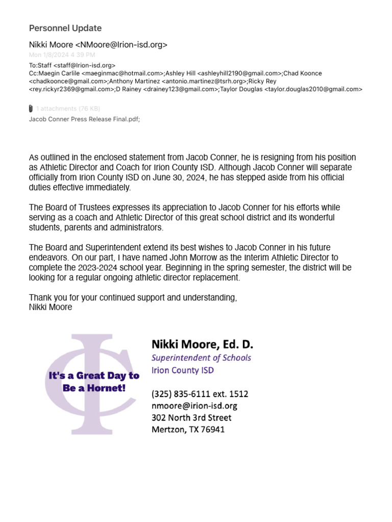 The San Angelo Standard-Times' Jacob Conner Documents | PDF