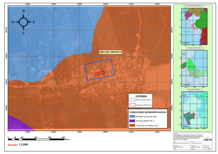 Mapa de Geomorfologia - Boqueron | PDF