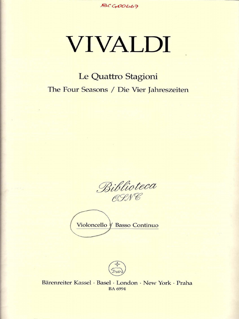Violonchelo | PDF