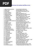 Notable Inventors and Their Inventions | PDF
