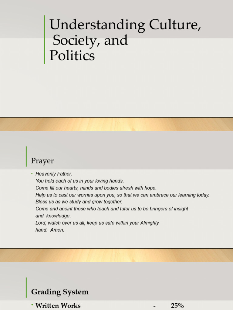 UCSP: Exploring Culture, Society, Politics | PDF | Social Sciences ...