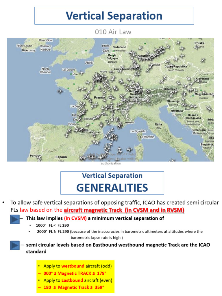 010 LAW Vertical Separation by Phil Petot | PDF | Aviation | Aviation ...