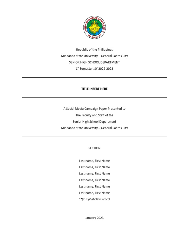 Final Concept Paper - 2023 | PDF